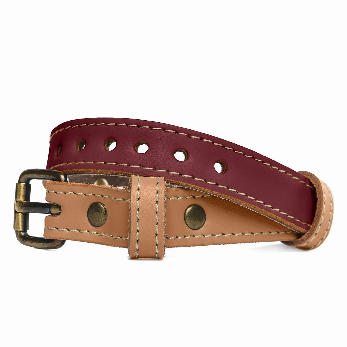 AlphaCollar 'Classic': Handmade Leather Dog Collar by Pawdel – Pawnec ...